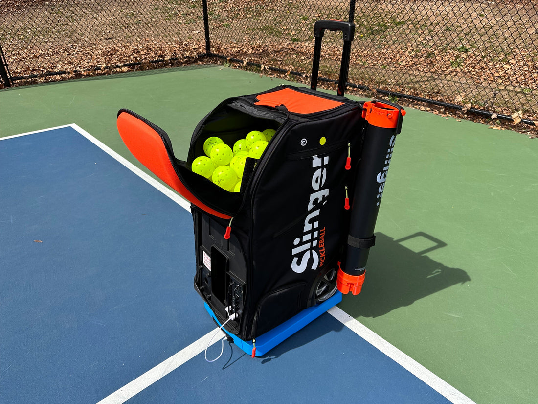 Slinger Bag for Pickleball: The Ultimate Pickleball Ball Machine for S ...